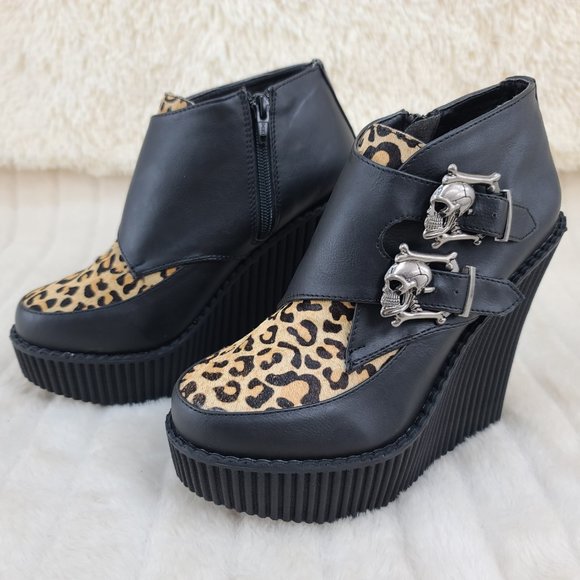 Demonia | Shoes | Demonia Wedge Platform Monk Creeper | Poshmark